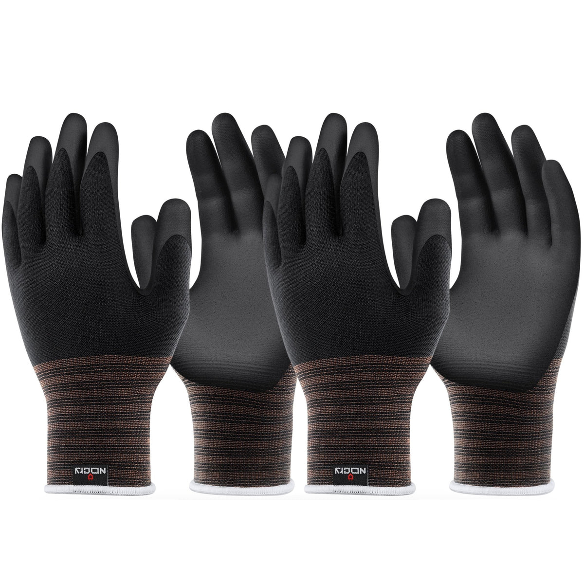 NoCry EcoFit Nitrile Coated Work Gloves for Ultimate Grip and Comfort
