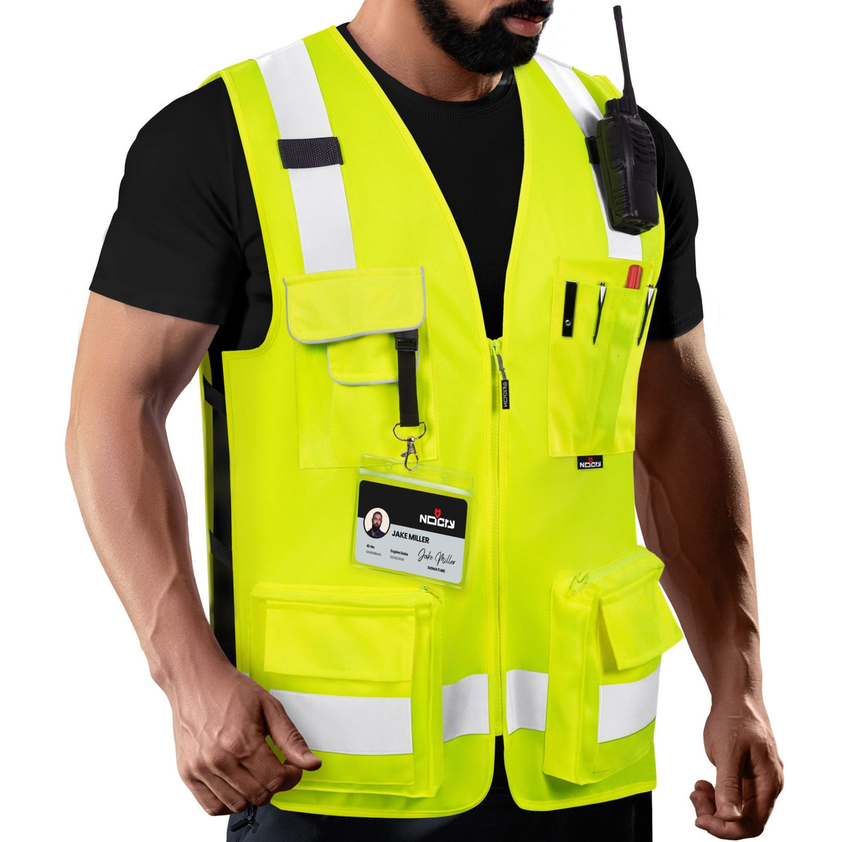 NoCry HiVis Vest Pro - Premium High Visibility Safety Vest