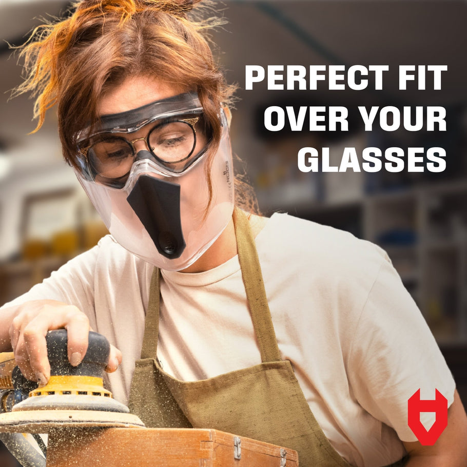 NoCry UltraShield Pro Anti-Fog Safety Goggles + Protective Face Shield
