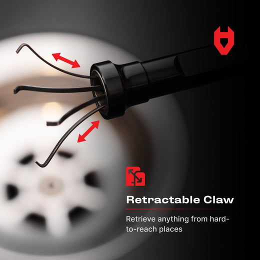 NoCry RetrieveGrip+ Flexible Claw Grabber With Light