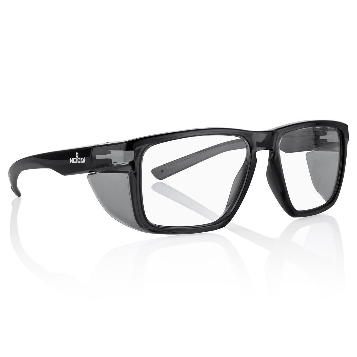 NoCry SideArmor Safety Glasses With Built-in Side Shields ANSI Z87+